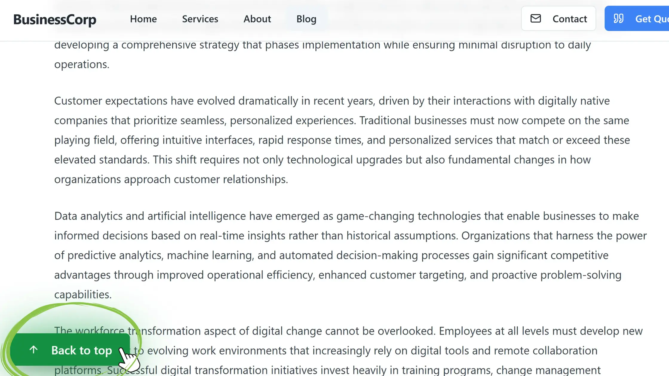 How To Add Back-to-top Button Widget To Sharepoint?